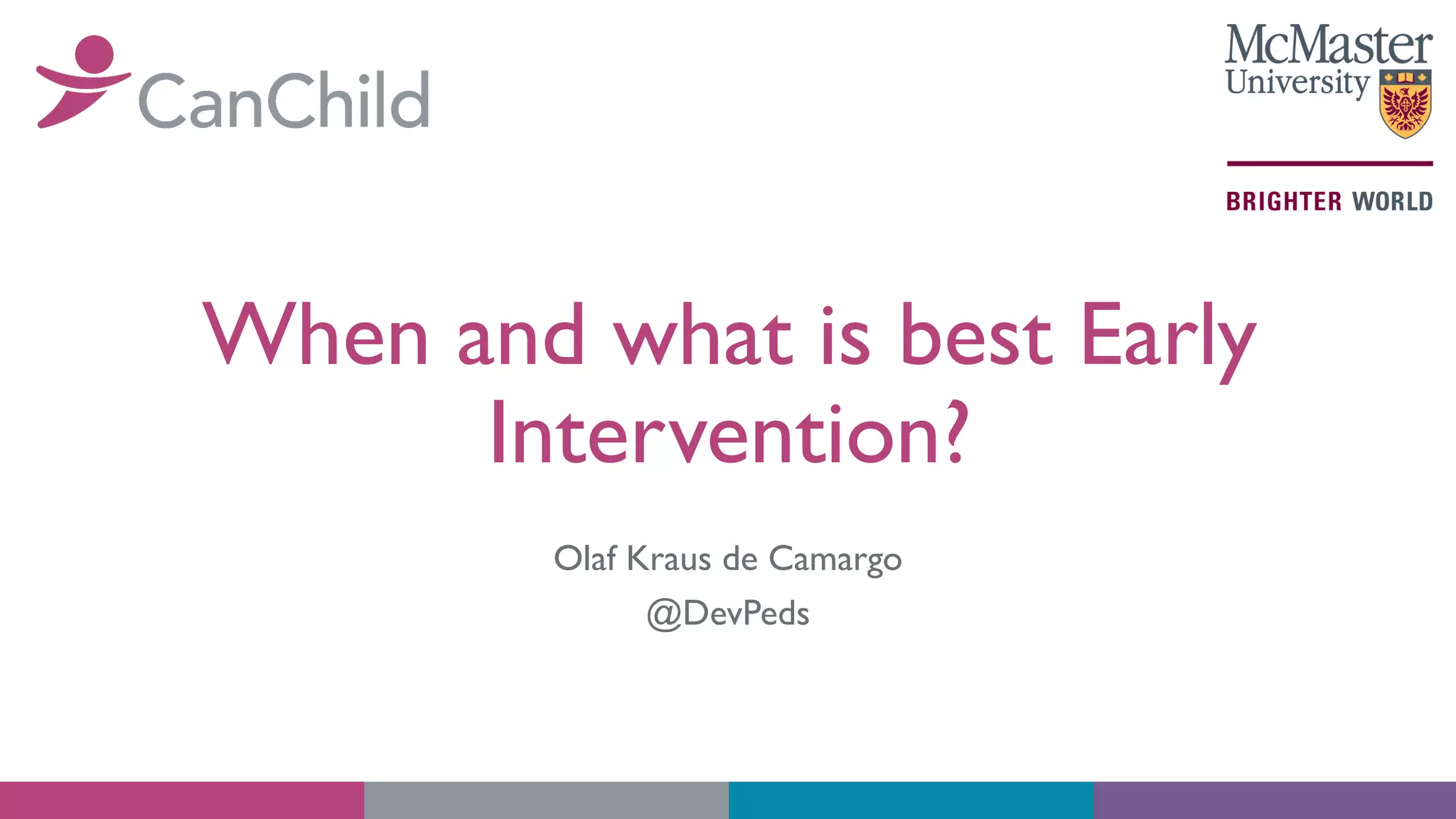 When and what is best Early Intervention? | PDF