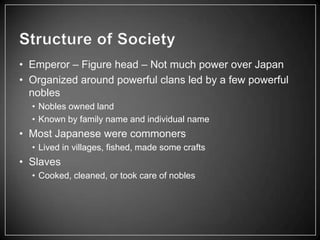 Early japanese society | PPT