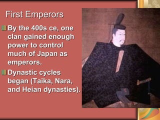 Early japan&feudalism | PPTX