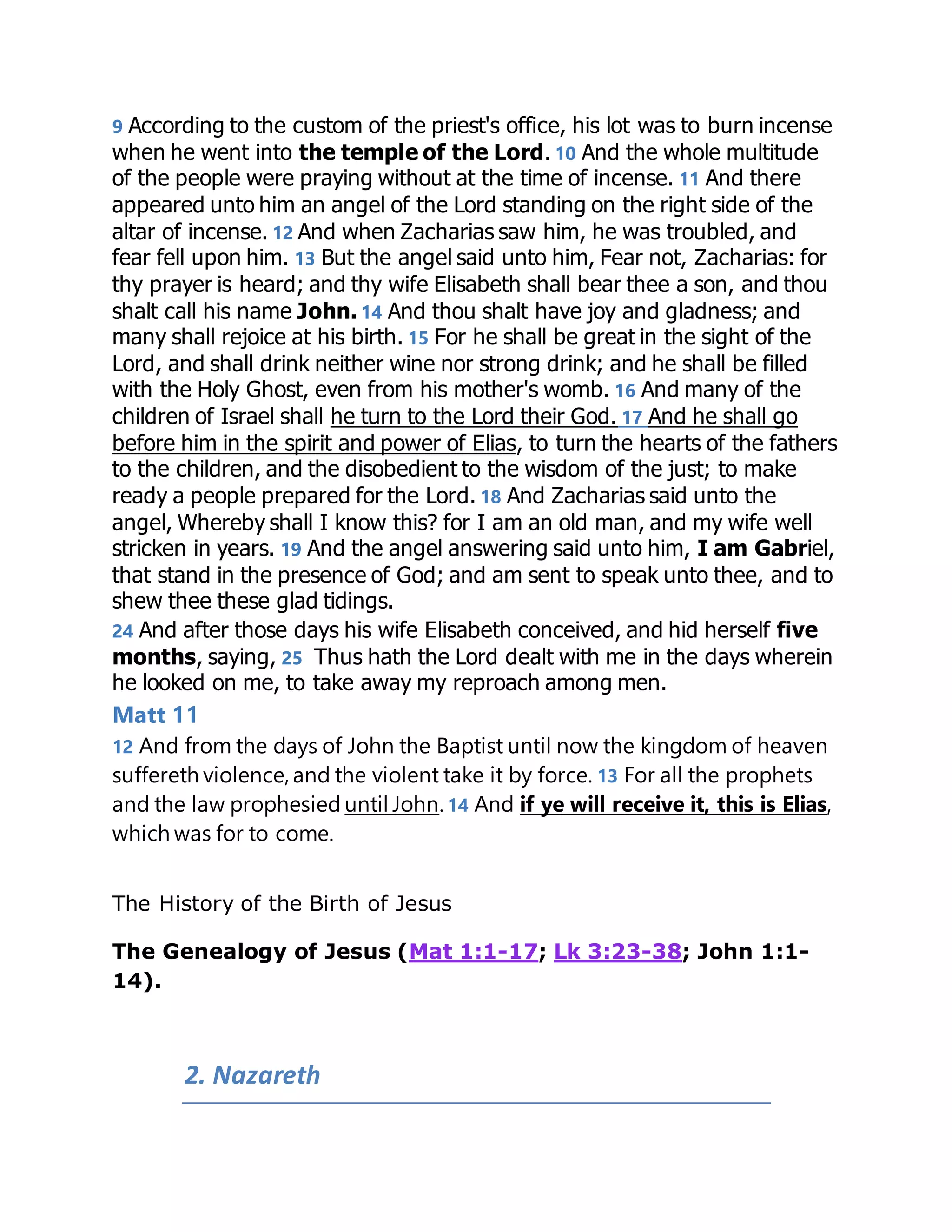 Early life of christ | PDF