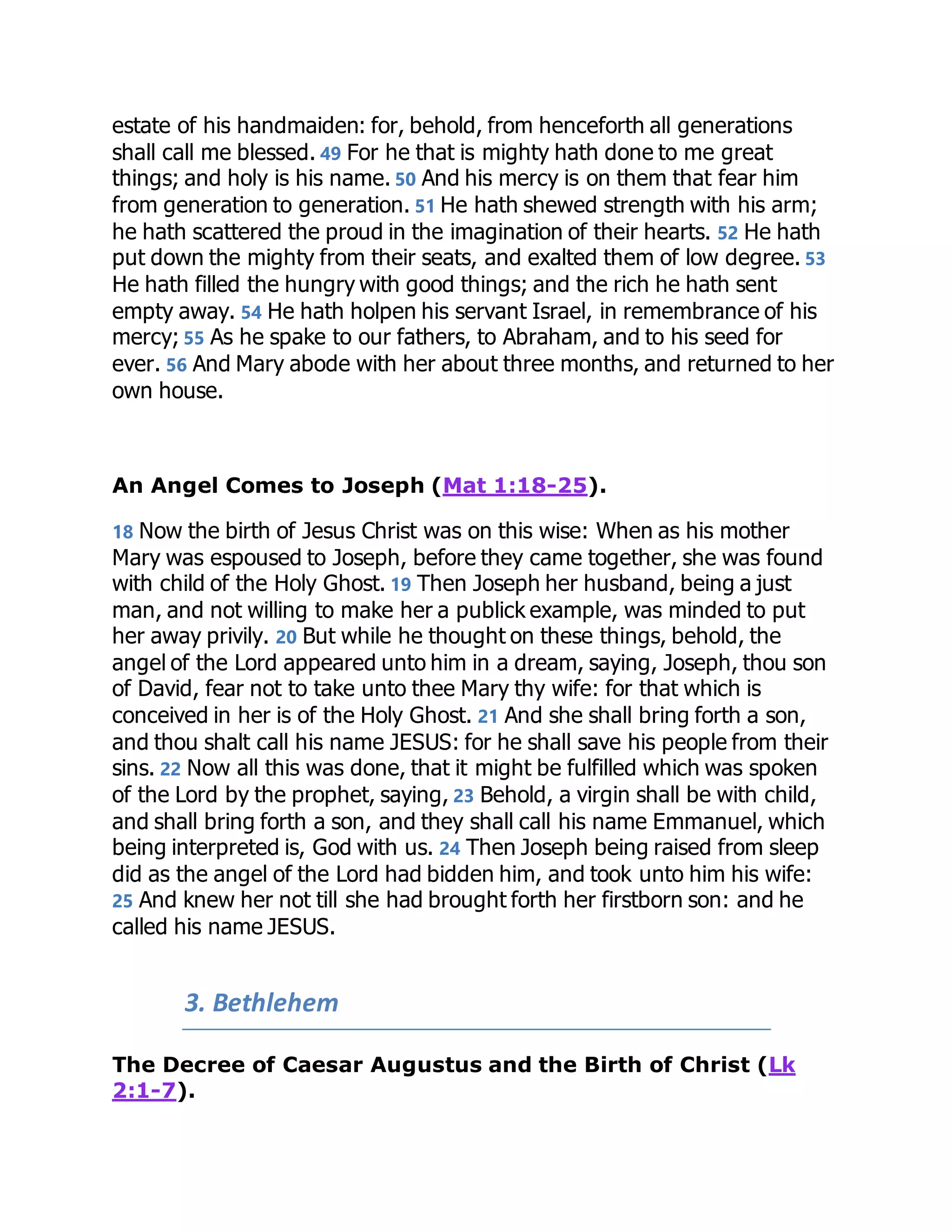 Early life of christ | PDF