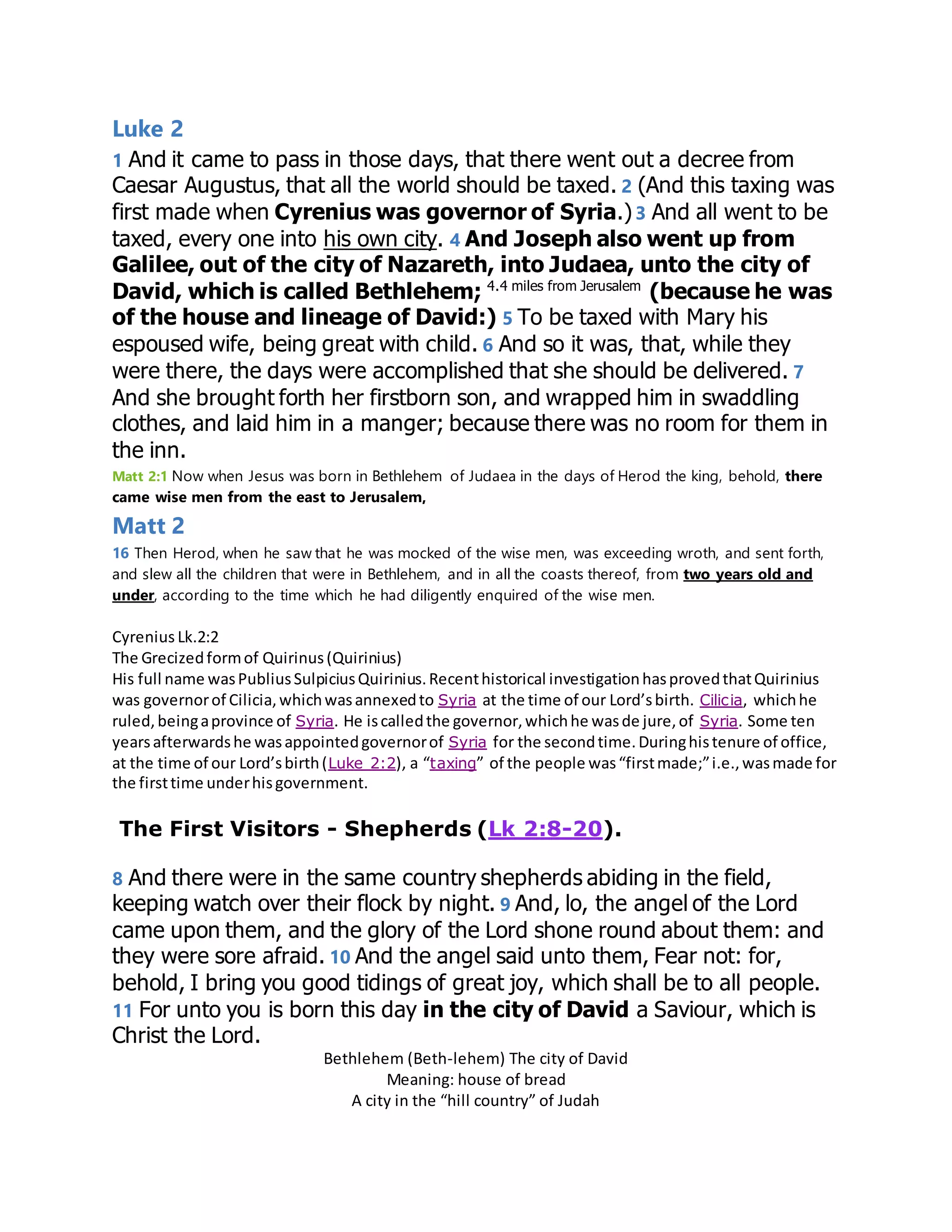 Early life of christ | PDF