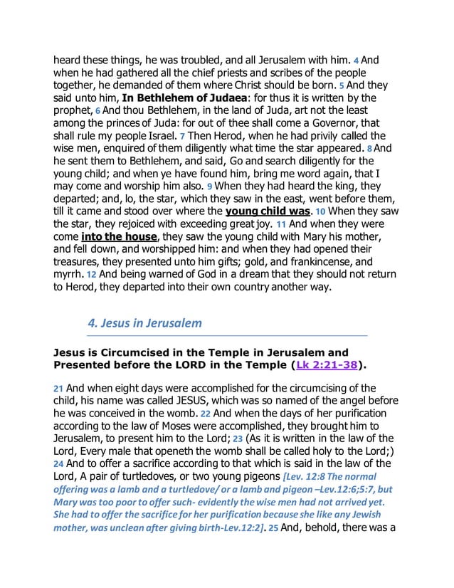 Early life of christ | PDF