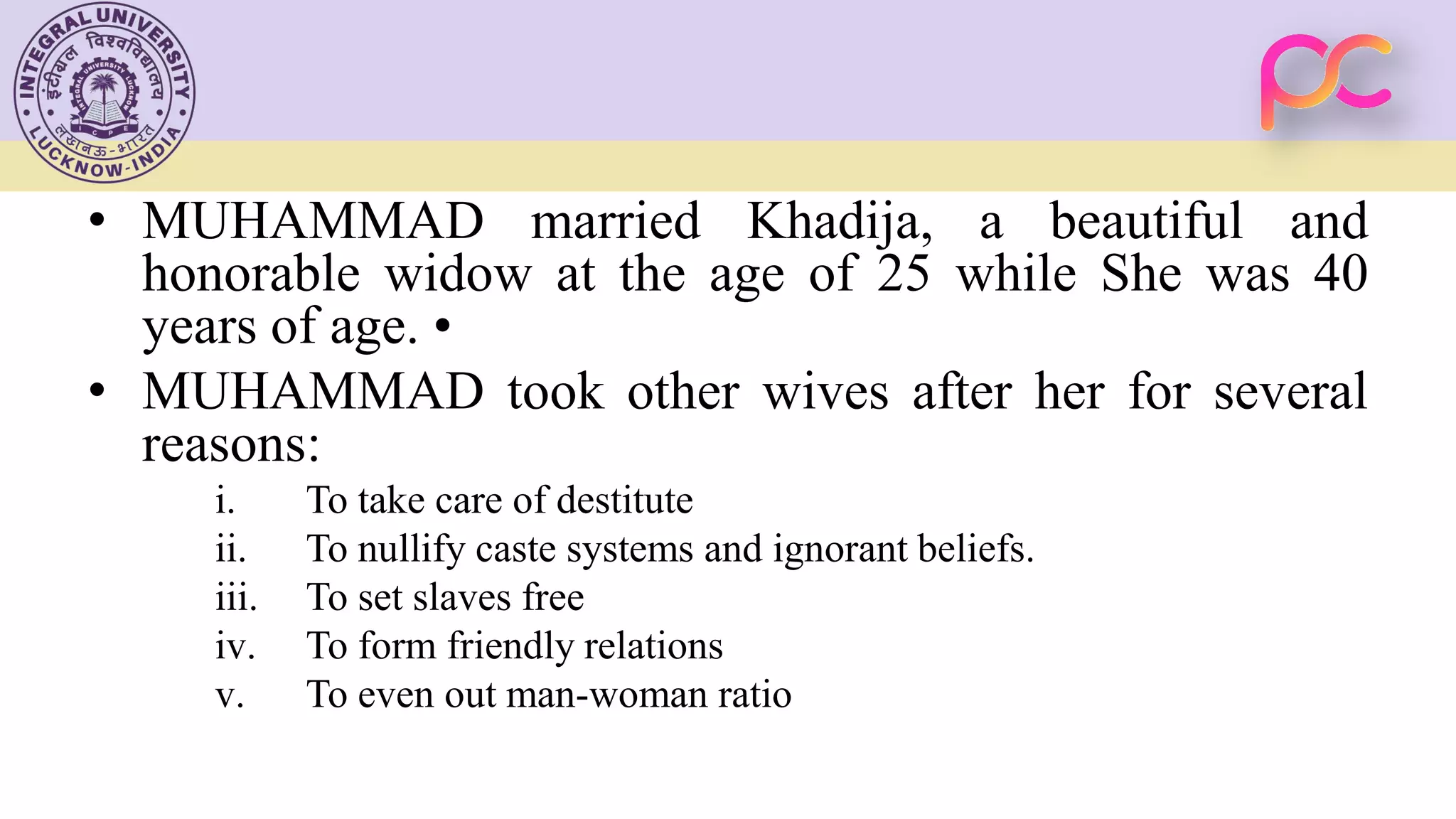 Unit 5 Global Issues- Early life of Prophet Muhammad | PPT