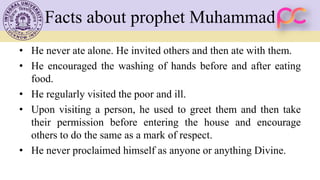 Unit 5 Global Issues- Early life of Prophet Muhammad | PPT
