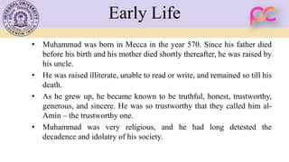 Unit 5 Global Issues- Early life of Prophet Muhammad | PPT