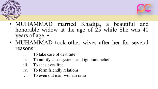 Unit 5 Global Issues- Early life of Prophet Muhammad | PPT