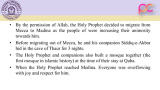 Unit 5 Global Issues- Early life of Prophet Muhammad | PDF