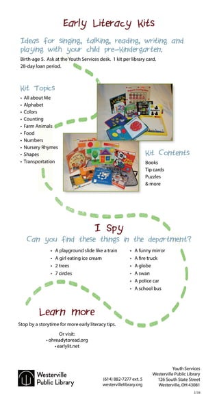 Early Literacy Map | PDF