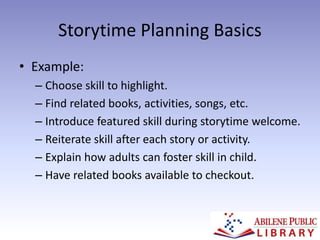 Early Literacy in Action | PPT