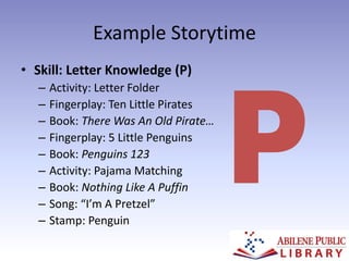Early Literacy in Action | PPT