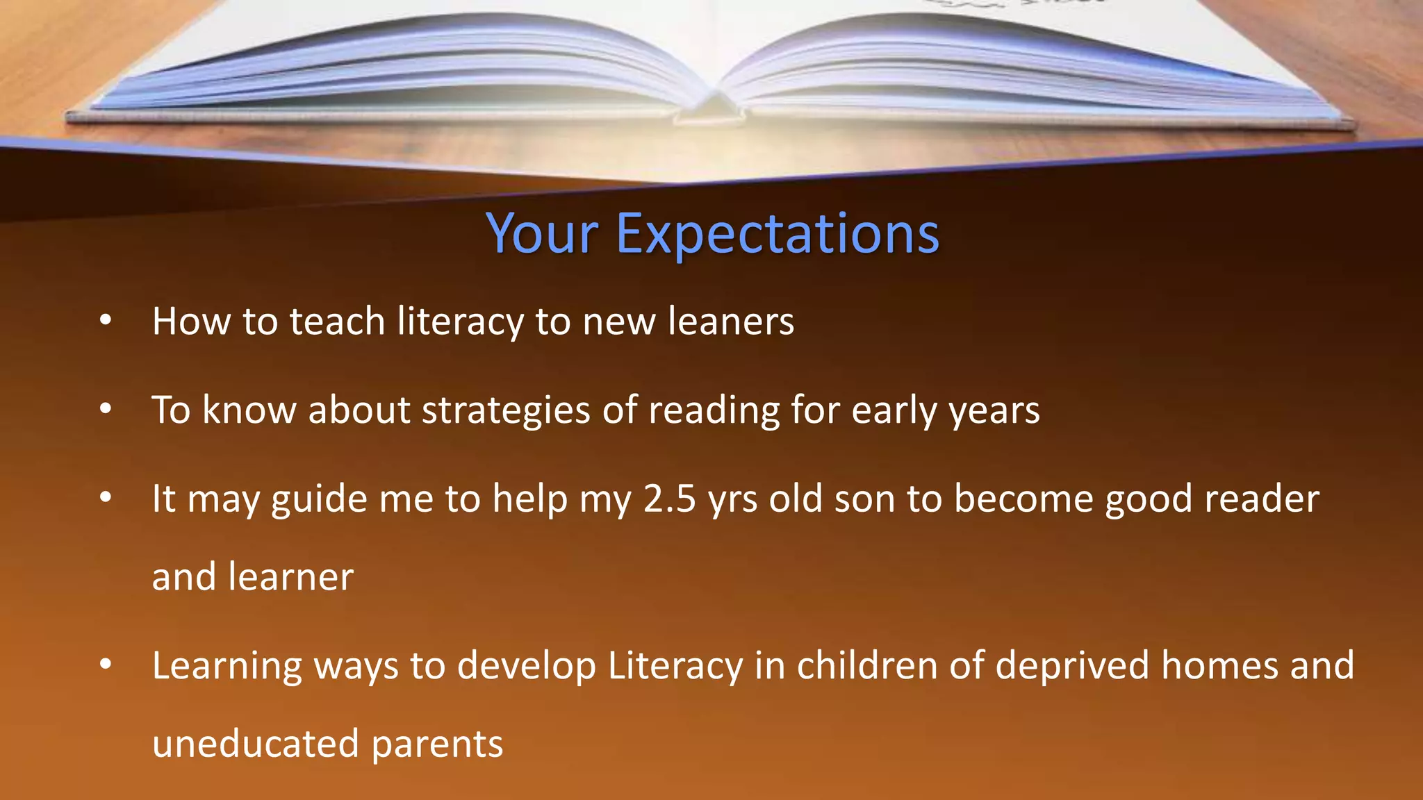 Early literacy: learning to read and reading to learn | PPTX | Primary ...