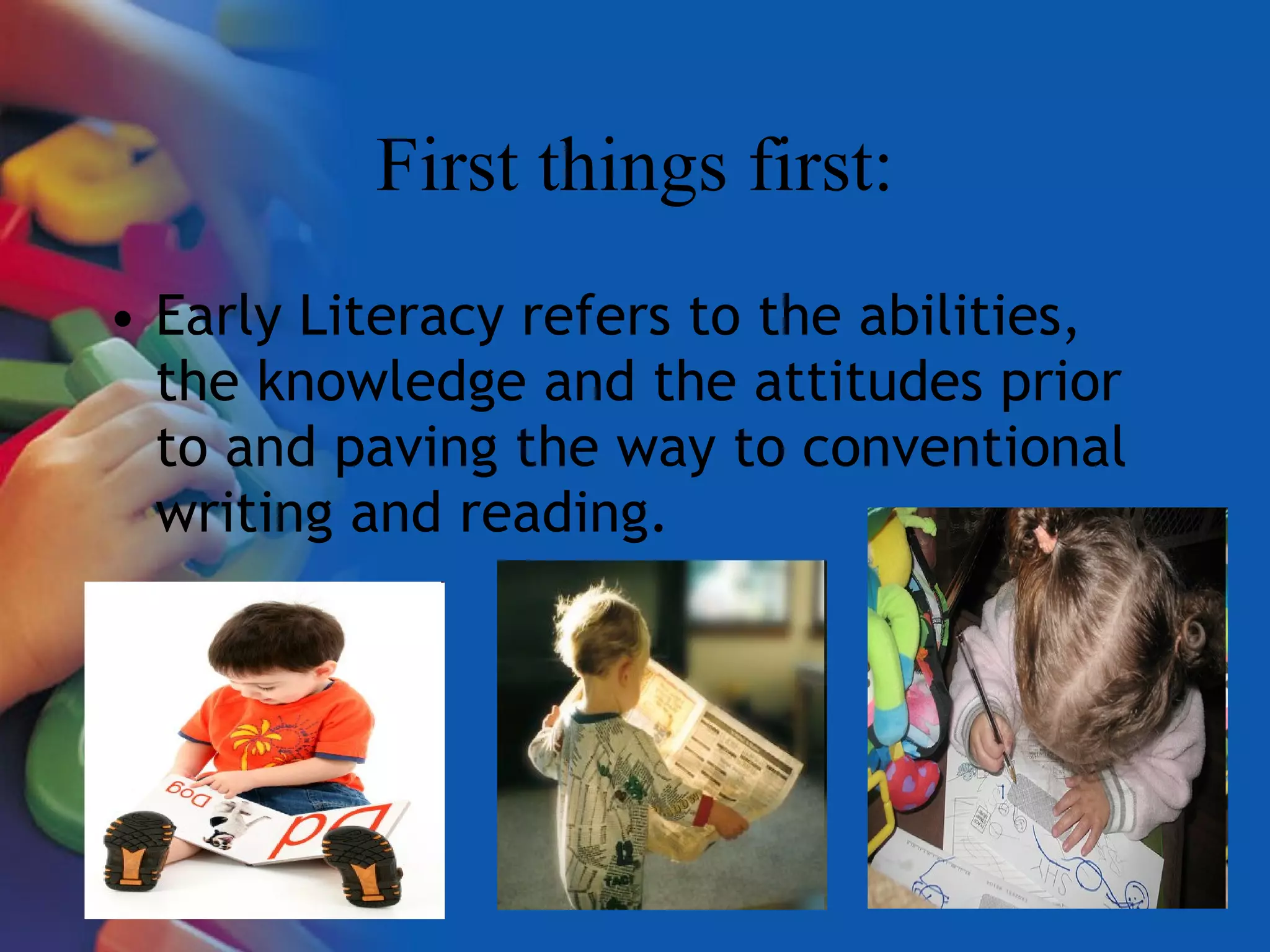 Early literacy part1 | PPT