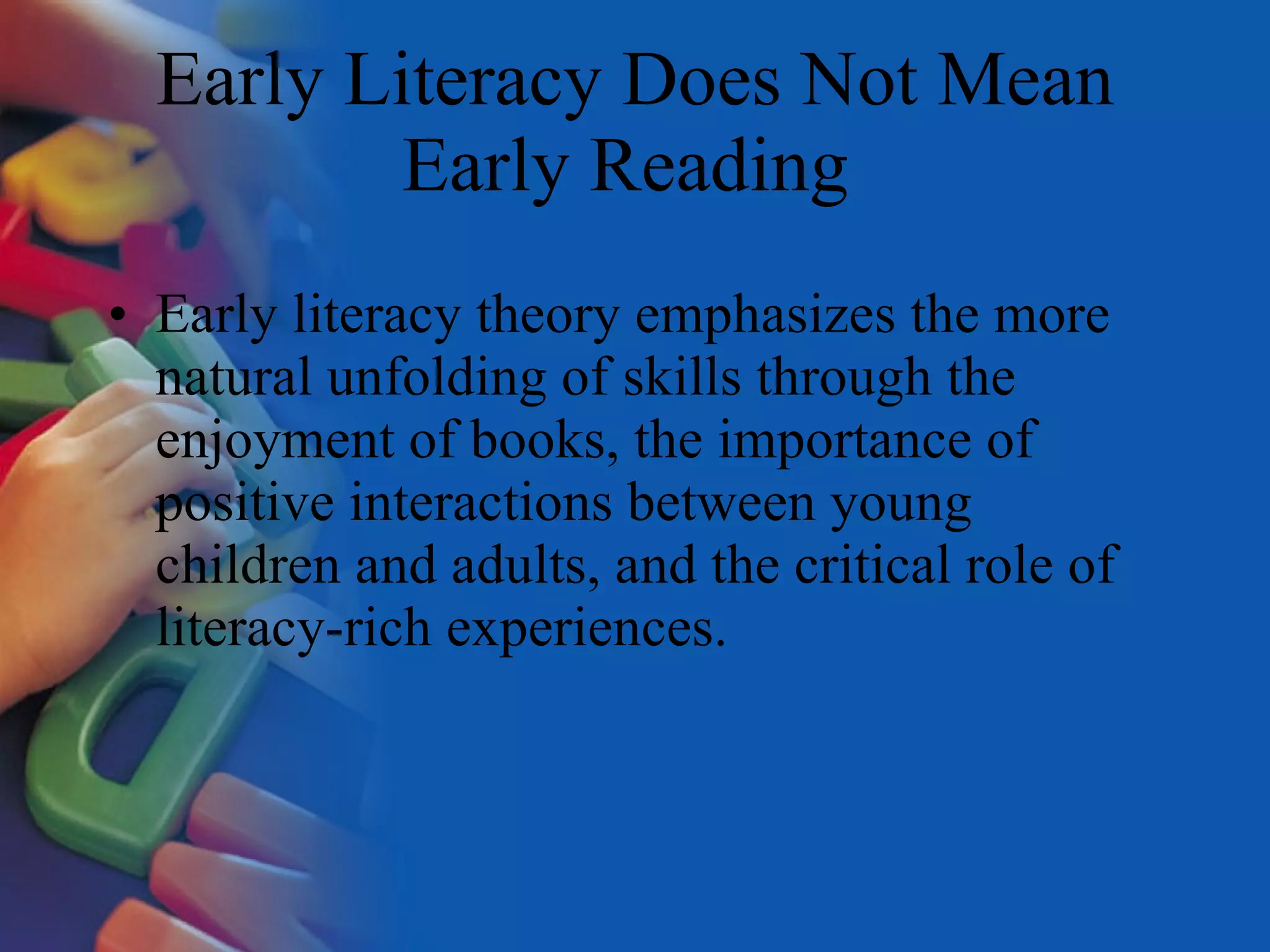 Early literacy part1 | PPT