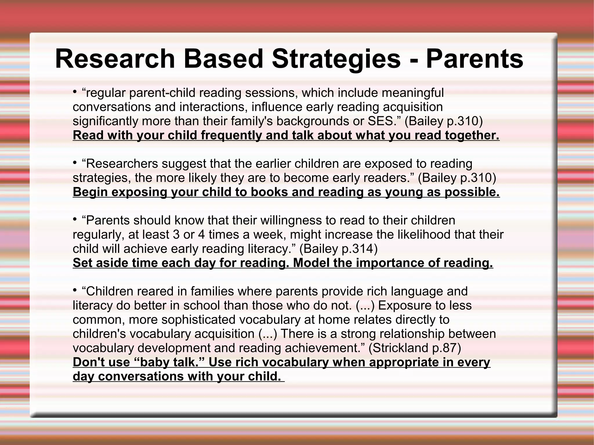 Early literacy ppt | PPT