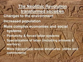 First Man to First Civilizations | PPTX