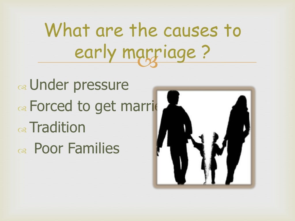 Early Marriage early-marriage