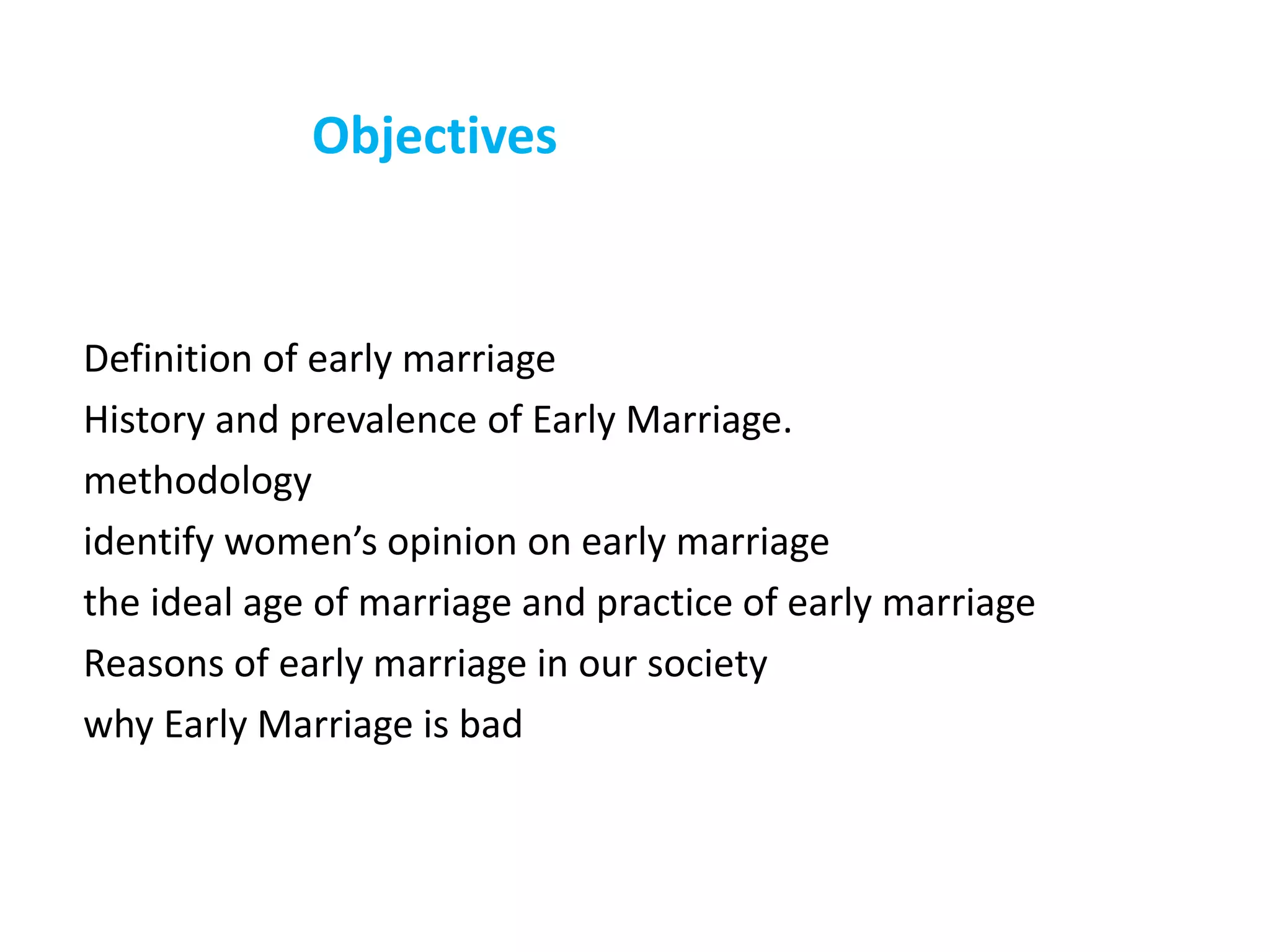 Early marriage (child marriage) Erbil IRAQ (150 Questionnaire) | PPTX
