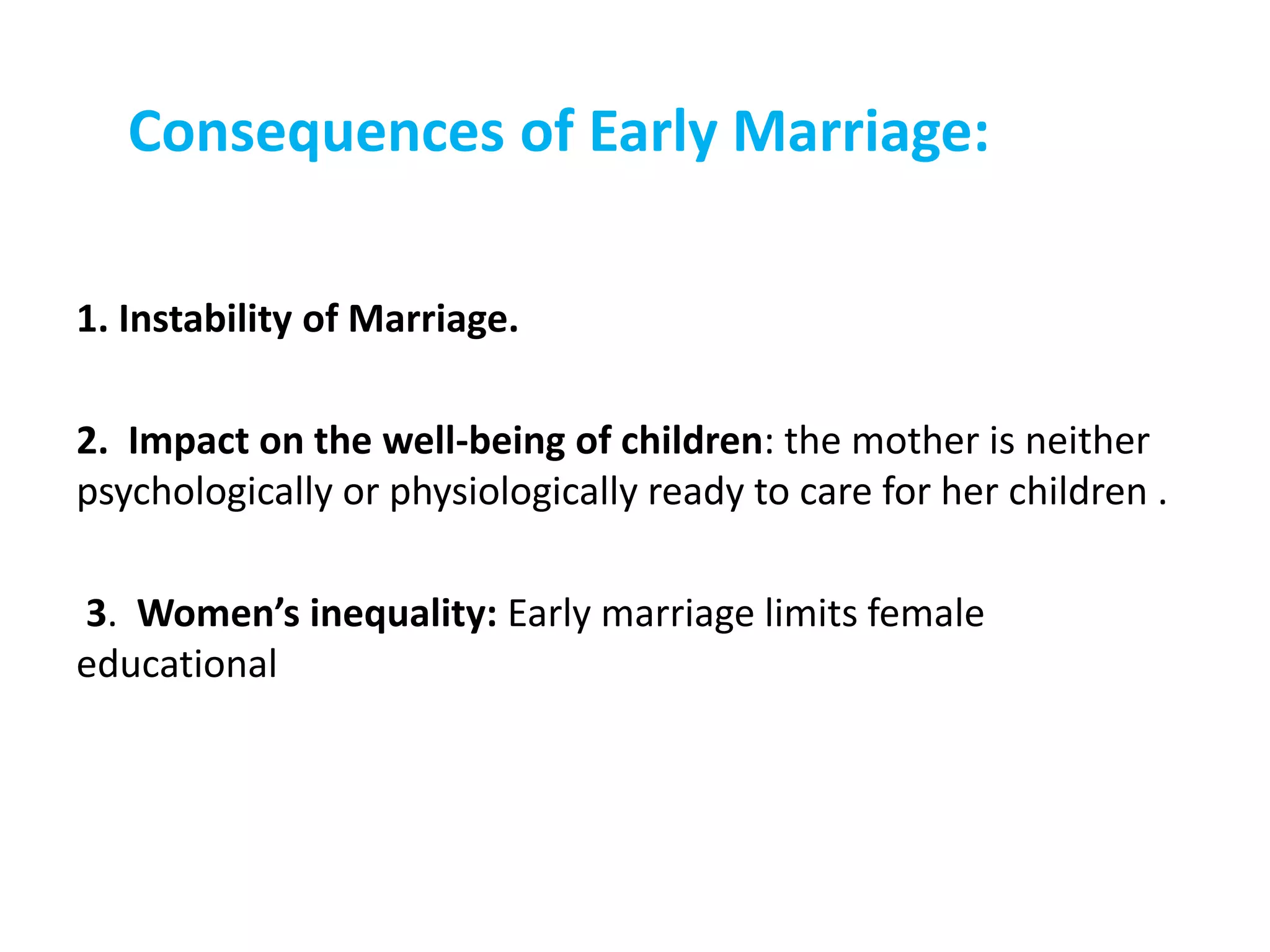 Early marriage (child marriage) Erbil IRAQ (150 Questionnaire) | PPTX