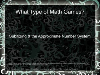 Creating Early Math Games that Work! | PPT