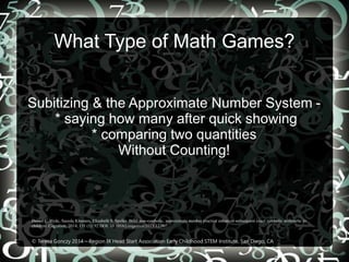 Creating Early Math Games that Work! | PPT