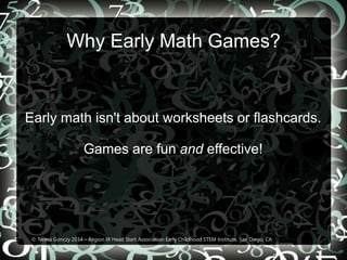 Creating Early Math Games that Work! | PPT