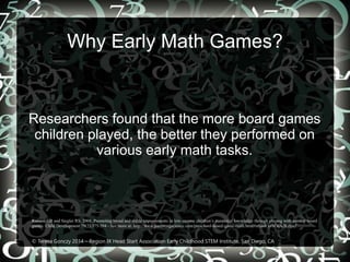 Creating Early Math Games that Work! | PPT