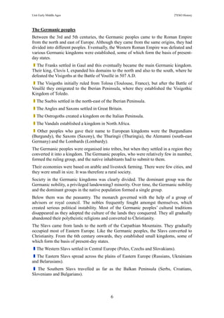 Early middle ages_theory | PDF | Christianity | Religion & Spirituality