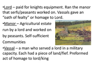 Early Middle Ages Vocab | PPTX