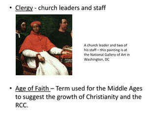 Early Middle Ages Vocab | PPT