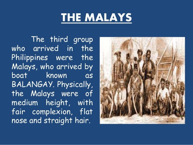 The early filipinos