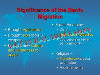 Early migrations bantu, indo europeans, austronesians | PPT