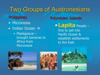 Early migrations bantu, indo europeans, austronesians | PPT
