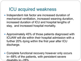 Early mobilisation in ICU | PPTX