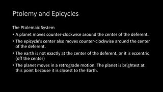 Early models of the Universe | PPTX