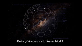Early models of the Universe | PPTX