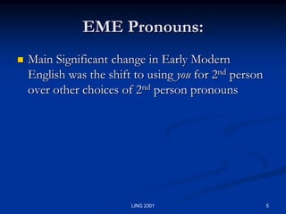 Early modern english | PPTX