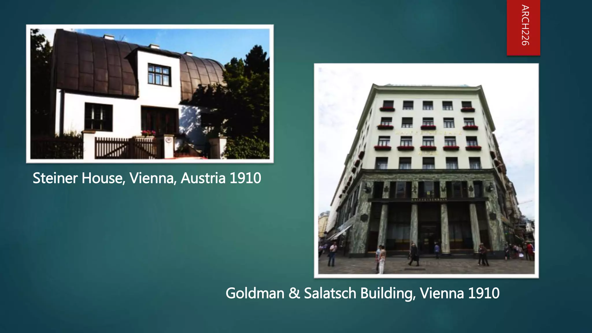 Early modernism in Architecutre | PPTX