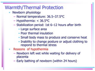EARLY NEONATAL CARE.exclusive newborn care.ppt