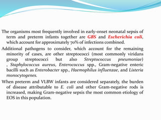 Early neonatal sepsis | PPTX