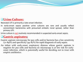 Early neonatal sepsis | PPTX