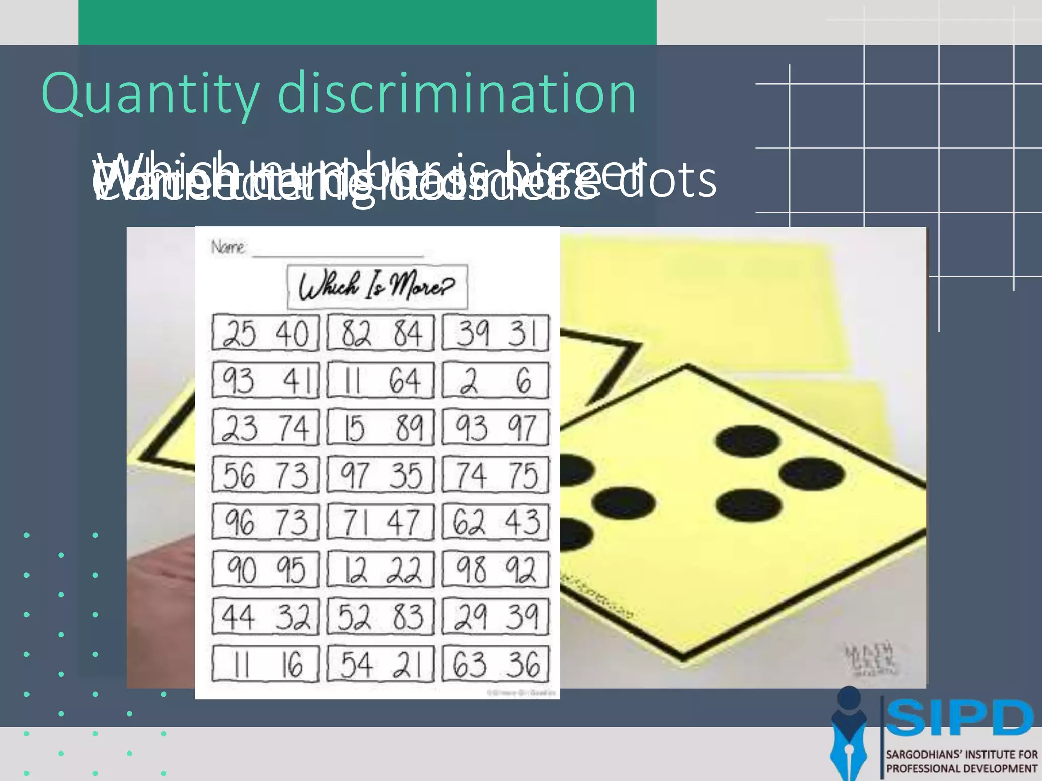 Early numeracy: content and pedagogies that work | PPTX