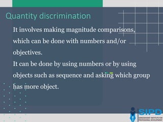 Early numeracy: content and pedagogies that work | PPTX