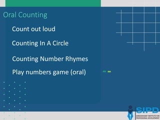 Early numeracy: content and pedagogies that work | PPTX