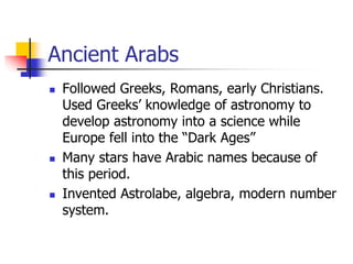 Early Observers Astronomers ppt jshay v1.ppt