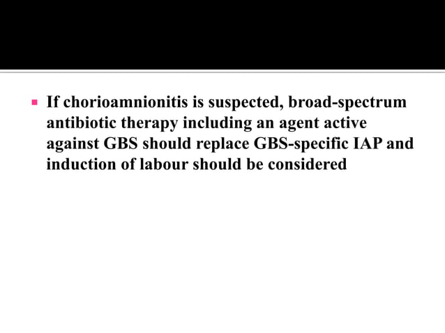 Early onset of neonatal group b streptococcus diseases zharif | PPT