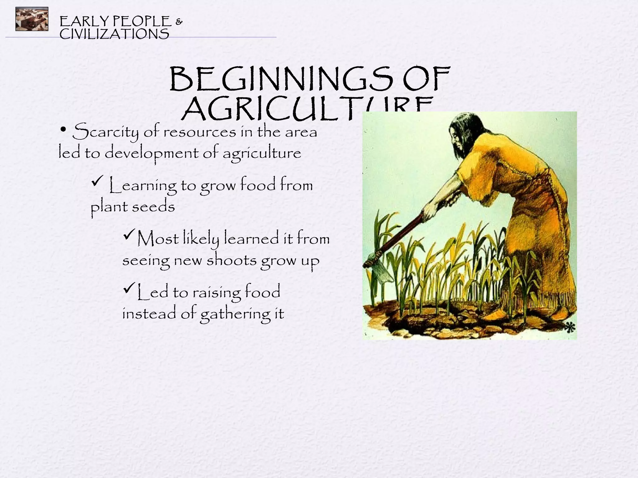 Early people and civilizations 2013 | PPT