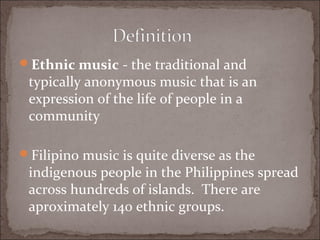 Early philippine music | PPT