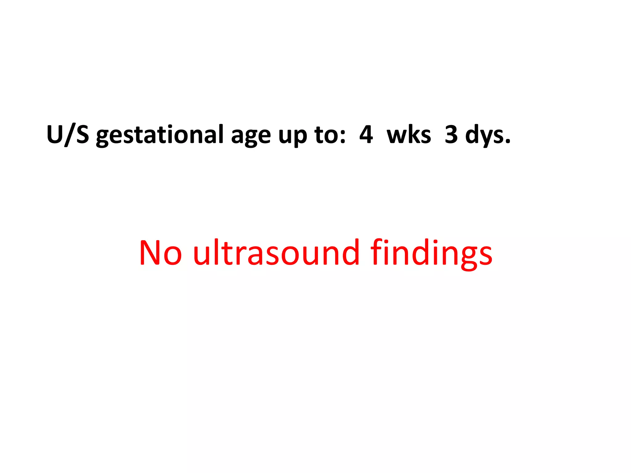 Ultrasound diagnosis of early pregnancy and cutoff measurements of ...