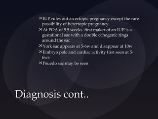 Early pregnancy complications | PPT
